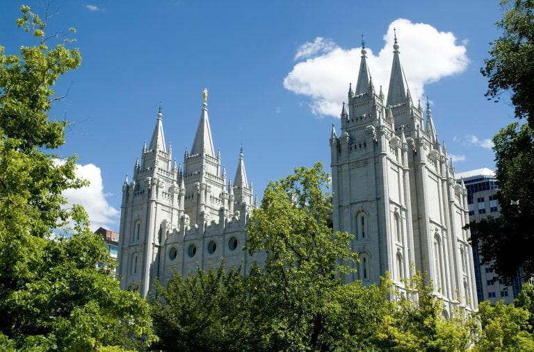 Salt Lake City Mormon Temple - Security National Life