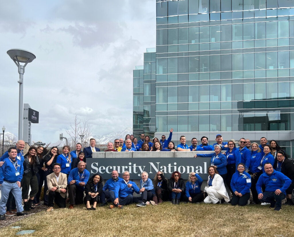 Loyalty Sales Agents with SN Corporate Sign - Security National Life